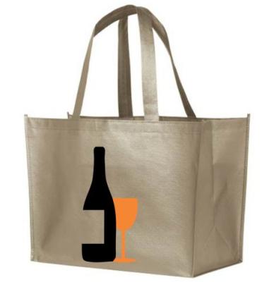 China Foldable Packing PP Bags Biodegradable Laminated Non Woven Polypropylene Shopping Bags for sale