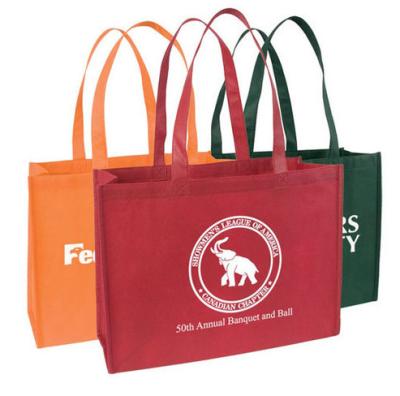 China 12x12 PP Woven Packaging Bags BOPP Film 7x7 Polypropylene Grocery for sale