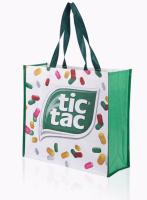 China 12X12 PP Woven Packaging Bags 650-2000D Reusable Laminated for sale
