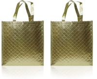 China Biodegradable PP Woven Packaging Bags Folding Yellow Polypropylene Reusable Bags for sale