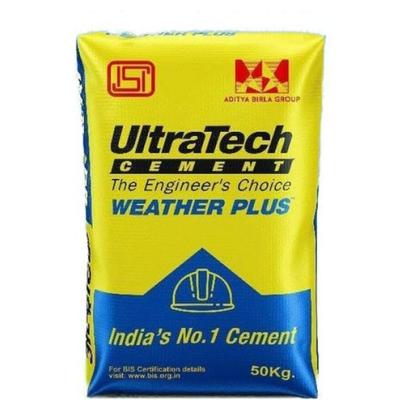 China Kraft PP Woven Cement Bags Block Bottom , Recyclable Paper Bags For Cement Packaging for sale