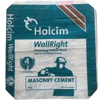 China White Cement BOPP Laminated PP Woven Bags Sugar Feed Rice for sale