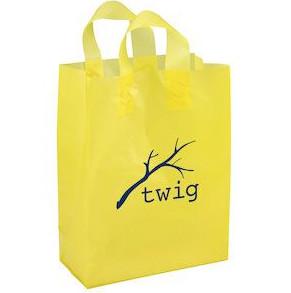 China Sustainable Loop Handle Plastic Bags Moisture Proof , HDPE Woven Polypropylene Bags With Handles for sale