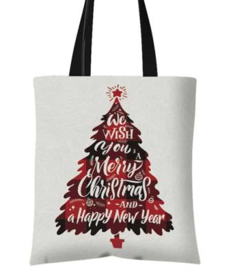 China Flexible Plastic Gift Bags With Handles BOPP PP Woven Shopping Carrier Bag for sale