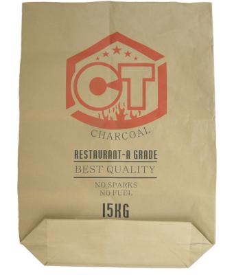 China 75cm PP Laminated Kraft Paper Bag 200cm Woven Sacks 25KG for sale