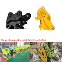 China Q355B Material Mini Digger Quick Hitch Durable For Excavator Bucket for sale