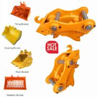 China Steel Q345B Material Excavator Quick Coupler Manual With Pin for sale