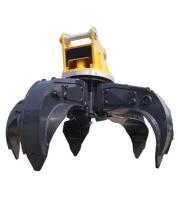 China Antiwear Mechanical Orange Peel Grab , Excavator Rock Grab For 20 Ton Excavator for sale