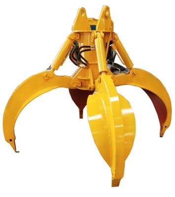 China Orange Peel Mechanical Excavator Grab Bucket Q355B Material For PC PC KOBELCO for sale