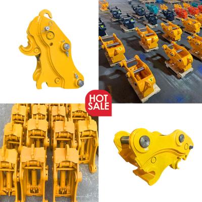 China Antirust Backhoe Quick Coupler , Hydraulic Quick Hitch For Excavator PC Hitachi for sale
