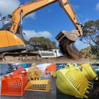 China Construction Rock Bucket For Excavator PC308 Kx080 PC Hitachi Kobelco for sale