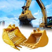 China Construction Excavator Skeleton Bucket , Mini BobPC Sieve Bucket For 5 Tonne Excavation for sale