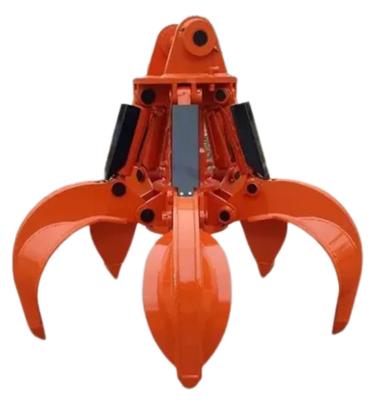China CE Approval Mechanical Orange Peel Grab , Excavator Hydraulic Grapple For PC320 for sale