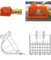 China Large Volume Hot Sale Excavator Skeleton Bucket For Mini Excavator PC30, PC306, PC308, Etc for sale