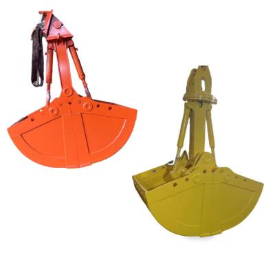 China New design 10-15 ton excavator attachment ZX120 PC130 PC315 clamshell bucket for sale