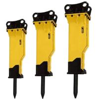 China Box Type Excavator Hydraulic Rock Breaker 180kg 3ton for sale