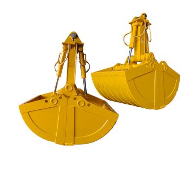 China Mechanical Grab Bucket Reinforcing Excavator Clamshell Bucket High Efficiency OEM For Sanny PC Hitachi Komatsu Etc for sale