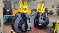 China High Efficiency Excavator Orange Peel Grapple Scrap Iron Grab For 20ton Excavator for sale