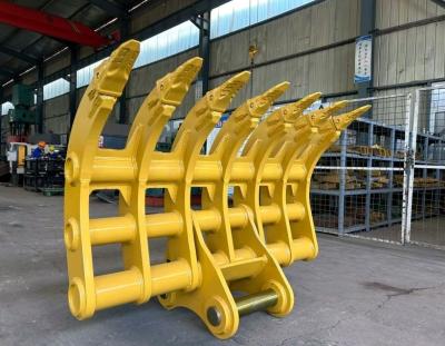 China 20 Ton Excavator Rake Bucket Ex200 Excavator Root Rake for sale