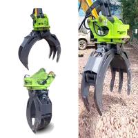 China Manufacture OEM ODM Excavator Hydraulic Log Grapple for PC320 PC200 , Custom Excavator grab for sale