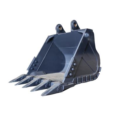 China Strong Reinforcement Board Excavator Rock Bucket 0.2-6.8CBM Capacity for sale