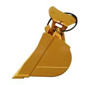 China 0.4cbm Excavator Tilt Bucket Attachment Excavator Mud Buckets For PC320D ZX350 PC300 for sale