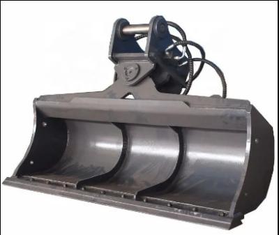 China Construction Machinery Parts Tilting Bucket Tilt Bucket Mini Excavator Hydraulic For BobPC Hitachi Excavator for sale