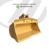 China Yellow Black Customized Excavator Cleaning Bucket 0.1-4Cbm Capacity for sale