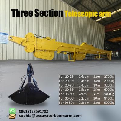 China 25M Telescopic Arm For 20-50T Excavator telescopic dipper arm for sale for sale