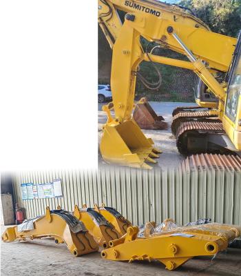 China Mining Construction Extension Short Reach PC Komatsu Kobelco Excavator Arm for Tunneling Tunnel for sale