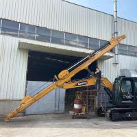 China Maximum Load Capacity 5000kg Excavator Telescopic Arm with and 0.2 Cbm 1 Cbm Bucket for sale
