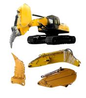 China 100% Excavator Ripper Arm For Tough Soil Yellow/Gray/Red/Green/Customizable for sale