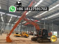 China 25 Meters Telescopic Digging Depth Excavator Telescopic Arm Made Of BS900 Steel Plate Board And 30MM Steel Rope for sale