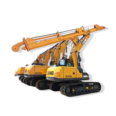 China Excavator Accessories Clamshell Telescopic Arm With Hydraulic Cylinder Control System And 30MM Steel Rope for sale