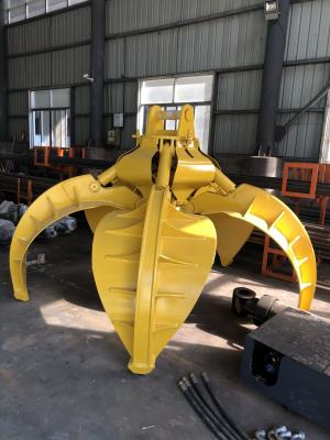 China Hydraulic Orange Peel Grapple 1.5cbm 1.8cbm  For PC200 PC320D for sale