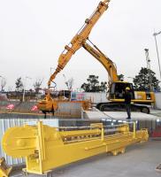 China Heavy Duty 20-50T Excavator Telescopic Boom For Long Reach Projects for sale