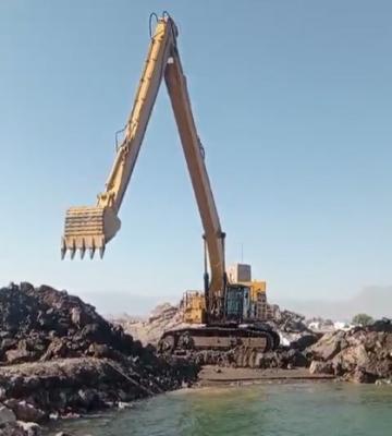 China Q690D Steel Excavator Long Boom 50ft for sale
