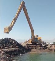 China 100ft Excavator Long Arm Capacity 0.4-0.8 cbm Yellow / Gray / Red / Green Customizable for sale