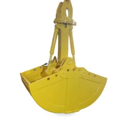 China Construction Works Clamshell Bucket Use In Telescopic Arm For Mini 10-12 Ton Excavator for sale