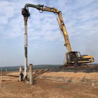 China 20-50T Excavator Boom Arm Hydraulic Pile Driver Top Energy Amp Mining Pile Driver For Excavator for sale