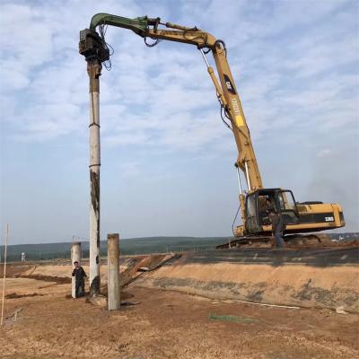 China 20-50T Excavator Boom Arm Hydraulic Pile Driver Top Energy Amp Mining Pile Driver For Excavator for sale