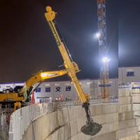 China 35M Telescopic Excavator Boom Arm Q355B for 20-50Ton Excavators for sale