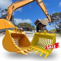 China Heavy Duty Excavator Skeleton Bucket with Q355B Material Suitable for 1t-50t Excavators 100% New for sale