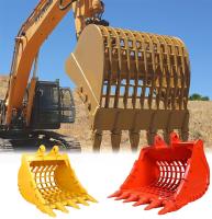 China Q355B Material Excavator Skeleton Bucket Sieve Bucket Type for 1t-50t Excavator Suitable for sale