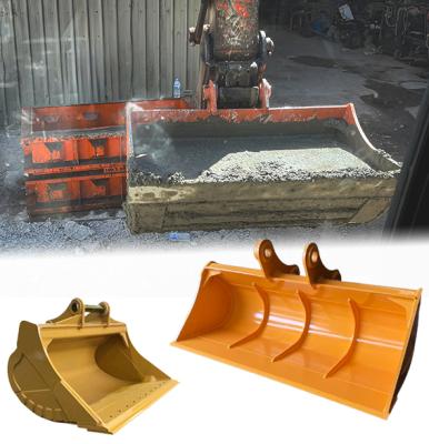 China Heavy-Duty Excavator Mud Bucket with 3 Months Warranty Suitable for 1-50ton Excavators and Narrow Long Design for sale