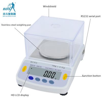 China DJ602A Customizable Precision electronic Lab weighing gram Scale 600g Jewelry tools scale balance de precision BDSCALE for sale