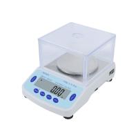 China DJ 10 mg readability Ultra-compact design battery-powered built-in RS232 entry-level laboratory balance, 300 g x 0.01 g white for sale