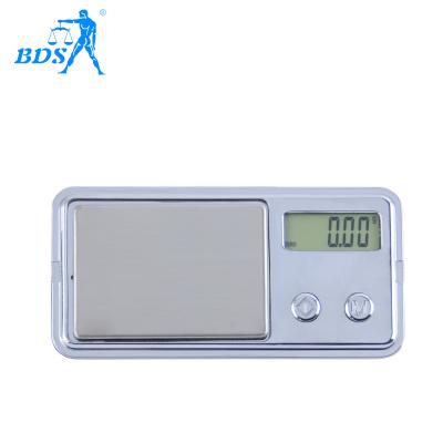China BDS customizable digital gram weighing scale 0.01 precision portable pocket scale  1Mg jewelry scale for sale