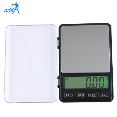 China BDS 500g/600g 0.01g Electronic Kitchen Weight Scale 1Kg/2Kg High-Precision Mini Pocket Digital Scale for sale