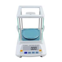China 600gm 0 01g balanzas digitales with glass LCD display analysis weighing  tools  supplies analytical balance for lab instrument for sale